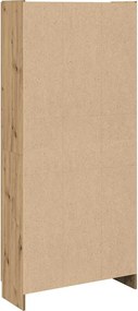Skříň dub artisan 82,5 x 30,5 x 185 cm kompozitní dřevo 3318721
