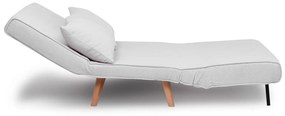 Designová rozkládací pohovka Felicitas II 120 cm krémová