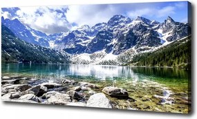 Foto Obraz Na Plátně Canvas Premium Mořské oko Tatry 100x50 cm