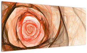 Obraz květ růže (100x40cm)