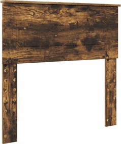 Rám postele s čelo Kouřový dub 80 x 200 cm Kompozitní dřevo 3408904
