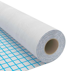 vidaXL Samolepící tapety na nábytek 2 ks bílé dřevo 500 x 90 cm PVC