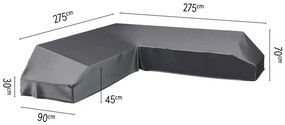 Platinum designové zahradní ochranné plachty na nábytek AeroCovers (275 x 275 x 90 cm)