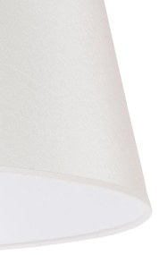 Stínidlo na lampu Cone 25,5 cm, chintz ecru/bílá