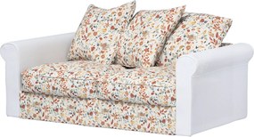 Potah 2místné sekce Grönlid barva oranžová látka pletený vzor, vzorované