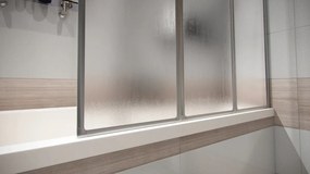 IMPER chrom 120 x 139 cm Vanová zástěna