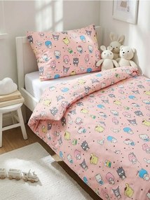 Sinsay - Bavlněná souprava povlečení Hello Kitty - pastelová růžová