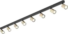 TK Lighting Top zlatá / Bodové stropní svítidlo / 8x GU10 / max. 10W