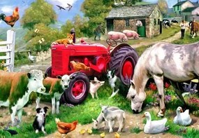 ALIPSON Puzzle Na farmě / 1000 dílků / od 14 let