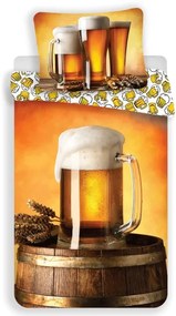 Jerry Fabrics Povlečení fototisk Pivo 140x200, 70x90 cm