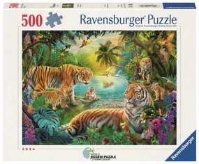 Ravensburger 01384 oáza tygrů 500 dílků