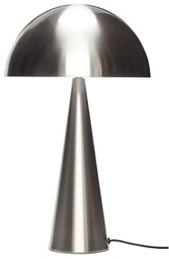 OnaDnes -20% Stříbrná kovová stolní lampa Hübsch Mush 50 cm