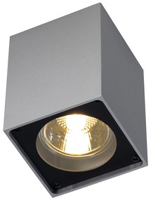 SLV 151514 Altra Dice CL-1, hranaté stropní svítidlo v stříbrnošedé/černé úpravě, 1x35W, 7x7cm