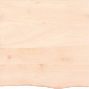 Koupelnová deska 60 x 60 x 2 cm neošetřené masivní dřevo 3156014