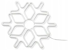 Venkovní dekorativní LED svítidlo "vločka" / Ø 59 cm / teplá bílá