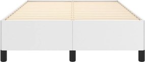 Rám postele bez matrace bílý 120x190 cm umělá kůže 3269646