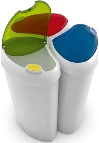 Koš na tříděný odpad KIS LOTUS 3x 30l, sada 3 barev
