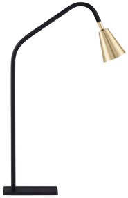 Černá kovová stolní lampa Nova Luce Geko