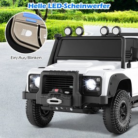 Costway Elektrické vozítko Land Rover Defender dětské elektrické vozítko