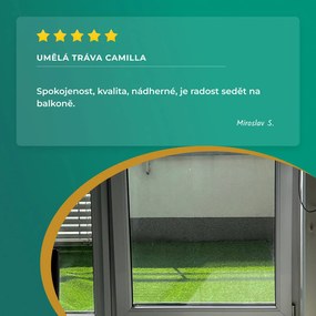 Betap, Umělá tráva Camilla, na míru, šíře 4m, zelená
