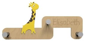 Dětský designový nástěnný věšák CalleaDesign žirafa 55cm