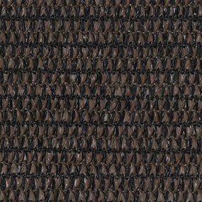 Balkonová zástěna hnědá 90 x 600 cm HDPE 311047