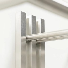 Ocelový nástěnný věšák ve stříbrné barvě 65 cm Senza – Spinder Design
