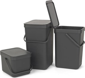 Brabantia Koš Sort&Go 16L šedá