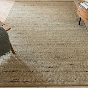 Khaki oboustranný/ručně tkaný koberec s příměsí vlny 120x170 cm Birkdale Pistachio – Asiatic Carpets