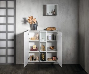 Sapho Sapho, ESPACE skříňka 35x94x32cm, 1x dvířka, levá/pravá, bílá lesk, ESC530-3030