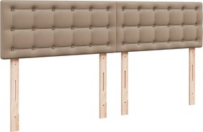 Box spring postel s matrací cappuccino 180 x 200 cm umělá kůže 3288435