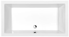 Polysan Deep Obdélníková hluboká sprchová vanička 150 x 75 cm, bílá 72386