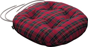 Sedák Adam barva červená látka vzorované