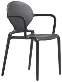 SCAB - Židle GIO s područkami - antracitová