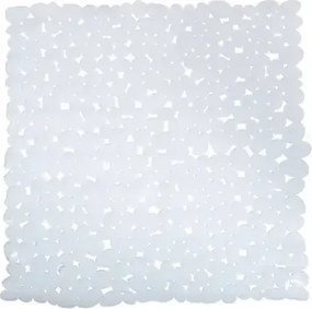 MSV GALETS protiskluzová podložka do sprchy bílá / PVC / 53 x 53 cm