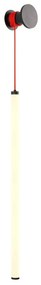 Redo Designové nástěnné LED svítidlo SWING, v.74cm, opálové Barva: Bílá