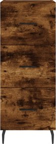 Skříň highboard kouřový dub 34,5 x 34 x 180 cm kompozitní dřevo 3198870