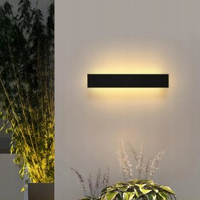 Lampa Nástěnná Led Fasádní Venkovní Dlouhá 20W 60CM bílá teplá