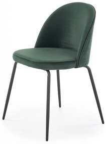 Designová židle Zyonne tmavě zelená