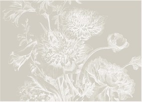 Tapeta Engraved Flowers