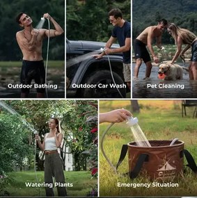 Flextail Max Shower bílá (403701000109) / Přenosná sprcha / průtok 2,2