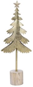 Vánoční dekorace strom na podstavci 20x52x7cm