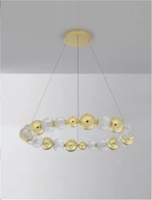 Závěsné LED svítidlo NOVA LUCE BRILLE 52W 3200K 9695202 stmívatelné Triac