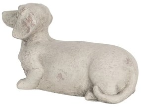 Zahradní dekorace pes Jezevčík – 24x9x13 cm