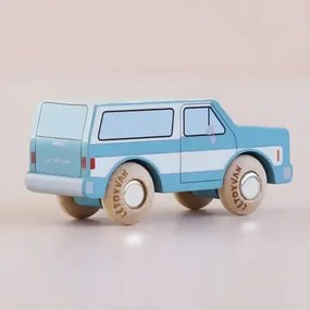 LE TOY VAN Dřevěné autíčko Chuck / od 2 let / modrá / dřevo / FSC