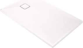 Deante Correo, obdélníková granitová sprchová vanička 90x70x3, 5 cm, bílá matná, DEA-KQR_A71B