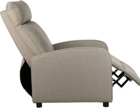 LuxuryForm DESIGN Televizní křeslo RUFO s polohováním - béžové