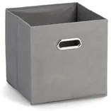 Úložný box, flísový, šedý, 28 x 28 x 28 cm