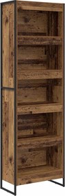 Knihovna 60 x 30 x 189,5 cm Kompozitní dřevo Staré dřevo 3403002