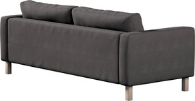 Potah na pohovku IKEA  Karlstad 3-místná, nerozkládací, krátký barva šedá látka pletený vzor
